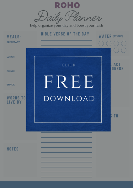 Daily Plan Free Christian Resource